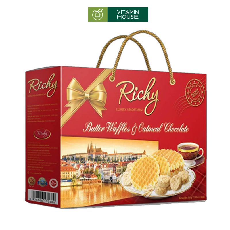 Bánh Quy Bơ Richy Hộp 368g - Tết 2024