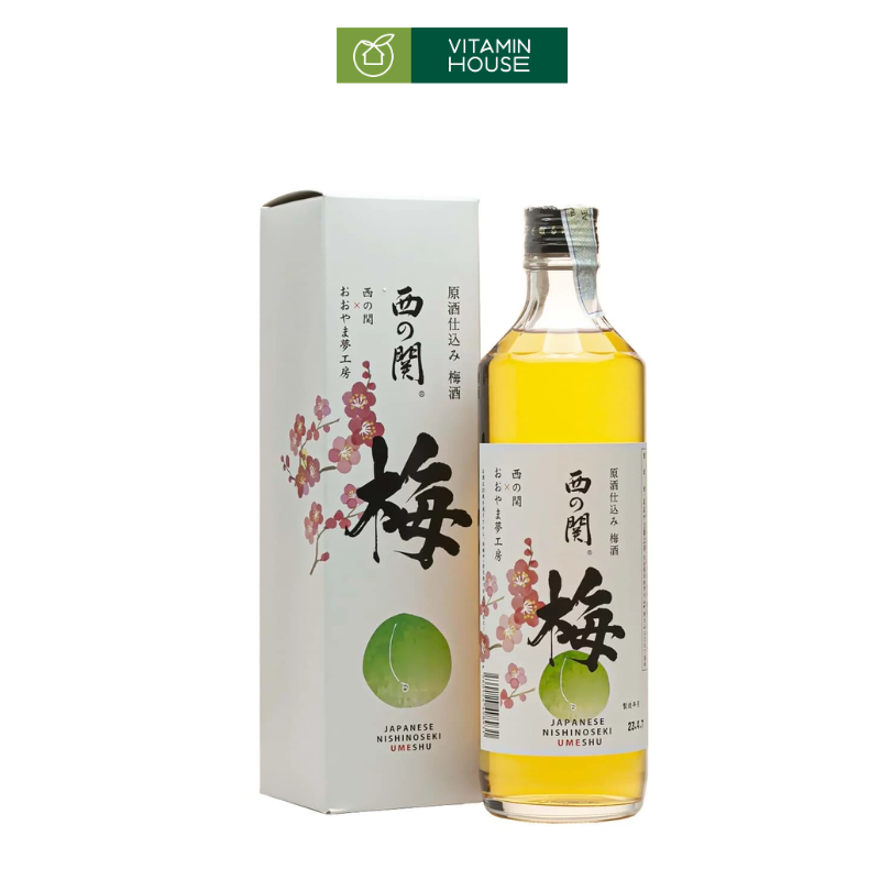 Rượu Sake Nhật Nishinoseki Umeshu 15% Hương Vị Ngọt Ngào