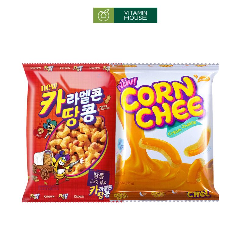 Snack Crown Hàn Quốc Ngon Bùng Vị