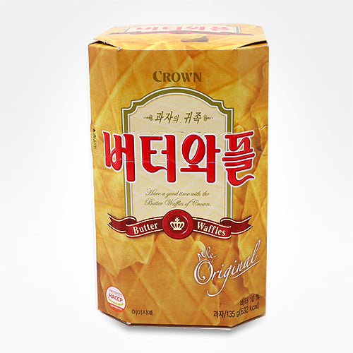 Bánh Xốp Butter Waffles Crown Original HQ Hộp 135g